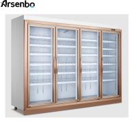 China 2700L 50HZ Commercial Beverage Refrigerator Silver Color For Drinks for sale