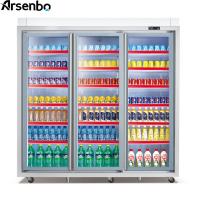 China 2700L 50HZ Commercial Beverage Refrigerator Silver Color For Drinks for sale