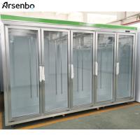 China 2700L 50HZ Commercial Beverage Refrigerator Silver Color For Drinks for sale