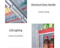 China 4 Door Upright Commercial Beverage Refrigerator 2000L For Drinks for sale
