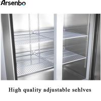 China SUS304 Odorless Kitchen Fridge Freezer Antiwear With Glass Door for sale