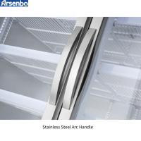 China SS304 Glass Door Refrigerator Freezer for sale