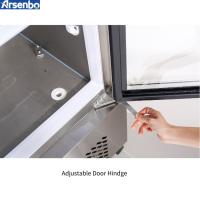 China SS304 Glass Door Refrigerator Freezer for sale