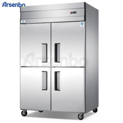 China Soundless Restaurant Kitchen Fridge Freezer Anticorrosive 220V for sale