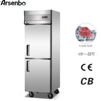 China Soundless Restaurant Kitchen Fridge Freezer Anticorrosive 220V for sale