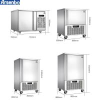 China Commercial Blast Kitchen Fridge Freezer 550W For Dumplings Seafood for sale