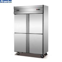 China 1000L Upright Kitchen Fridge Freezer Antiwear Stainless Steel Multiscene for sale