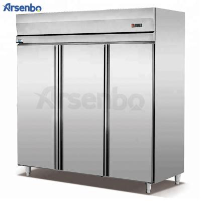 China 220V 50HZ 3 Door Kitchen Fridge Freezer Anticorrosive Durable for sale
