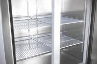China Silver Restaurant Upright Freezer , Removable Stainless Fridge Freezer for sale