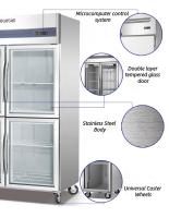 China Odorless Kitchen Fridge Freezer for sale