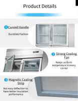 China Odorless Kitchen Fridge Freezer for sale