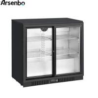 China 110V 60HZ Double Under Counter Refrigerators Wear Resistant Durable for sale