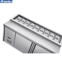China Arsenbo Beverage Under Counter Refrigerators 420W 500L Fan Cooling for sale