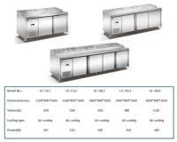 China Arsenbo Beverage Under Counter Refrigerators 420W 500L Fan Cooling for sale