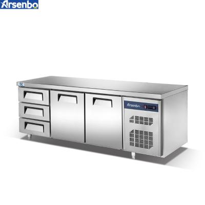 China Durable Multipurpose Under Worktop Fridge , 220W Commercial Fridge Undercounter for sale