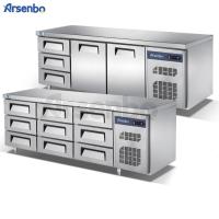 China Restaurant Commercial Undercounter Freezer 350W Multiscene Silver Color for sale