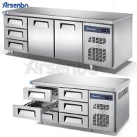 China Restaurant Commercial Undercounter Freezer 350W Multiscene Silver Color for sale