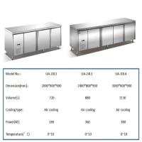 China SS304 Commercial Counter Fridge , Antiwear Restaurant Undercounter Refrigerator for sale