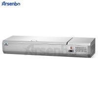 China 60Hz Salad Bar Pizza Prep Refrigerator Multipurpose No Fluorine for sale
