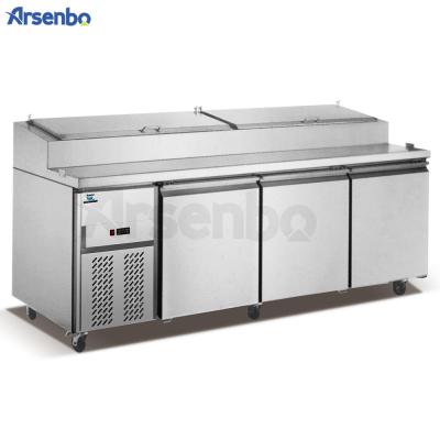 China 210W SS304 Commercial Worktop Freezer , Stable Under Counter Cooler Commercial for sale