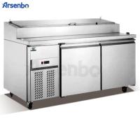 China 210W SS304 Commercial Worktop Freezer , Stable Under Counter Cooler Commercial for sale