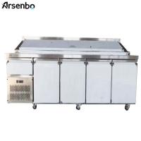 China Multiscene Pizza Refrigerated Counter Fridge SS304 Wear Resistant for sale