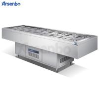 China 50-60Hz Commercial Pizza Prep Tables , Multiscene Pizza Preparation Refrigerator for sale