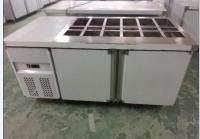 China 50-60Hz Commercial Pizza Prep Tables , Multiscene Pizza Preparation Refrigerator for sale