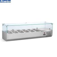 China Arsenbo SS201 Pizza Prep Refrigerator Commercial Use Microcomputer Temp for sale