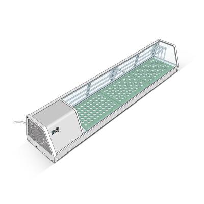 China 100L Sushi Pizza Prep Refrigerator Glass Material Static Cooling for sale