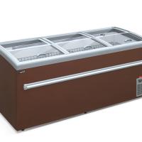 China Grey 50HZ Supermarket Display Freezer Stainless Steel Material for sale