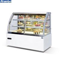 China Practical 50HZ Small Cake Display Counter , Vertical Glass Chiller Cake Showcase for sale