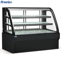 China 310L Practical Small Cake Display Counter Fridge Microcomputer Control Temp for sale