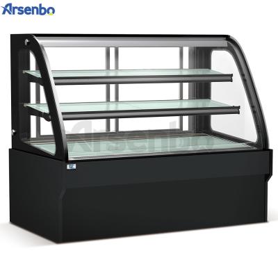China 310L Practical Small Cake Display Counter Fridge Microcomputer Control Temp for sale