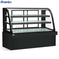 China 310L Practical Small Cake Display Counter Fridge Microcomputer Control Temp for sale