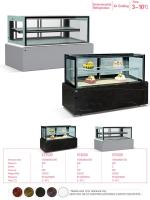 China Omni Directional Cake Display Refrigerator Marble Anticorrosive for sale