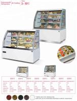 China Antiwear Commercial Cake Display Refrigerator 220V Marble Glass Material for sale
