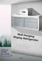 China 180W Stainless Steel Kitchen Fridge Freezer 140L Anticorrosive Wall Mounted for sale