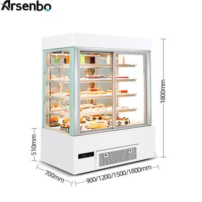China SUS304/201 Cake Display Refrigerator Multipurpose White Black Color for sale