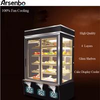 China SUS304/201 Cake Display Refrigerator Multipurpose White Black Color for sale