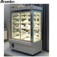 China SUS304/201 Cake Display Refrigerator Multipurpose White Black Color for sale