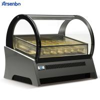 China White 650L Ice Cream Scoop Display Freezer , Freestanding Commercial Gelato Freezer for sale