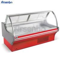 China Supermarket Deli Display Cooler Practical Antiwear For Hot And Cold Food for sale