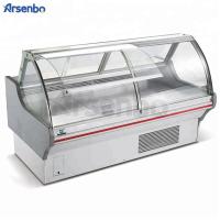 China Anticorrosive Commercial Refrigerated Deli Case Showcase 50HZ Stainless Steel for sale