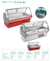 China 220V 50HZ Commercial Deli Coolers , Supermarket Meat Display Chiller for sale