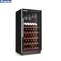 China Household 175W Wine And Beverage Fridge , Anticorrosive Single Zone Wine Cooler for sale
