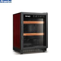 China Soundless Freestanding Wine Cooler Fridge , 160W Under Counter Wine Refrigerator for sale