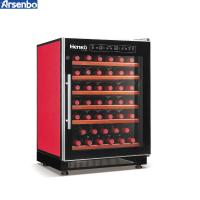 China Soundless Freestanding Wine Cooler Fridge , 160W Under Counter Wine Refrigerator for sale