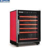 China Soundless Freestanding Wine Cooler Fridge , 160W Under Counter Wine Refrigerator for sale