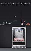 China 110V/220V Wine Cooler Refrigerator Odorless Stainless Steel 201 for sale